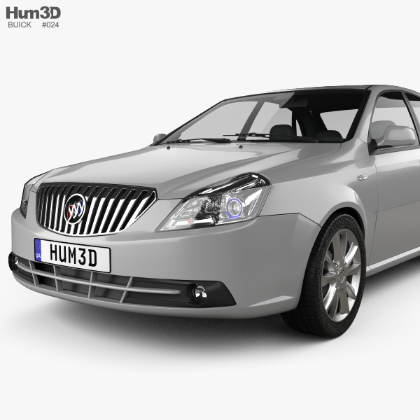 Buick Excelle 2016 3D model - Download Sedan on 3DModels.org