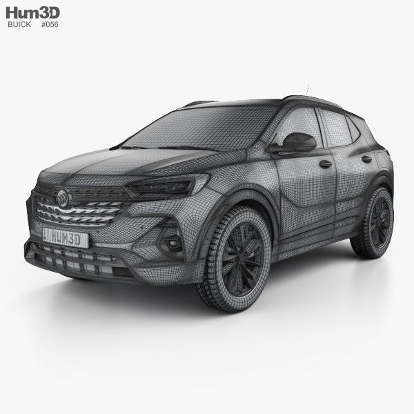 Buick Encore GX ST 2020 3D model - Download Crossover SUV on 3DModels.org
