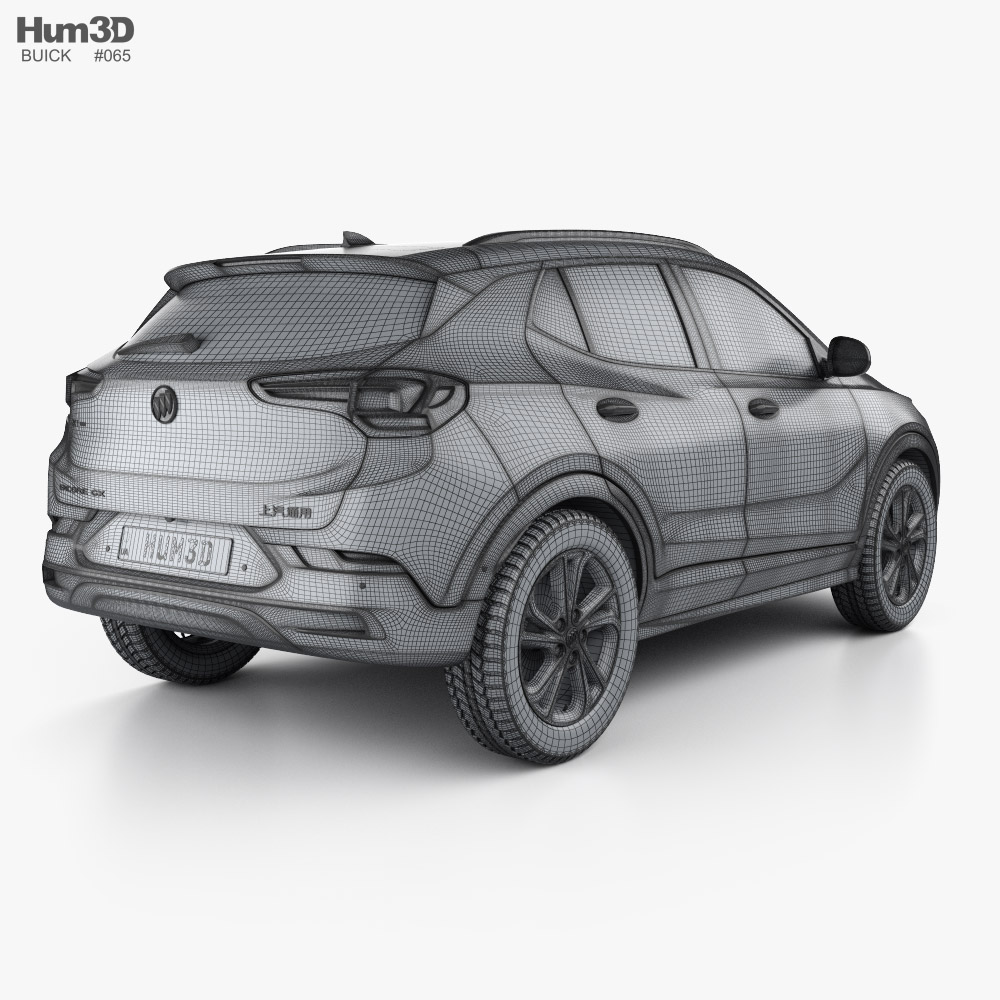 Buick Encore GX 2023 3D model - Download Crossover SUV on 3DModels.org