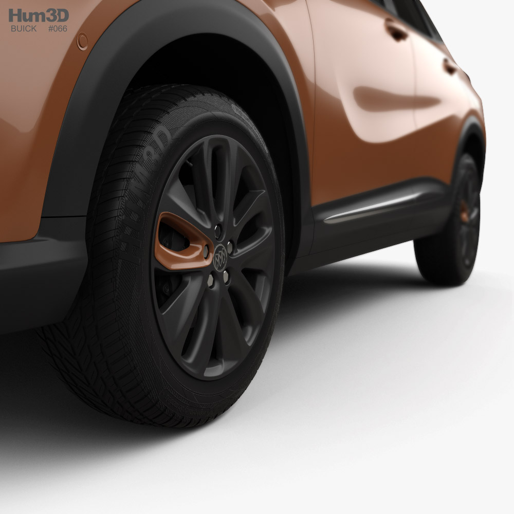 Buick Encore 2024 3D model - Download Crossover SUV on 3DModels.org