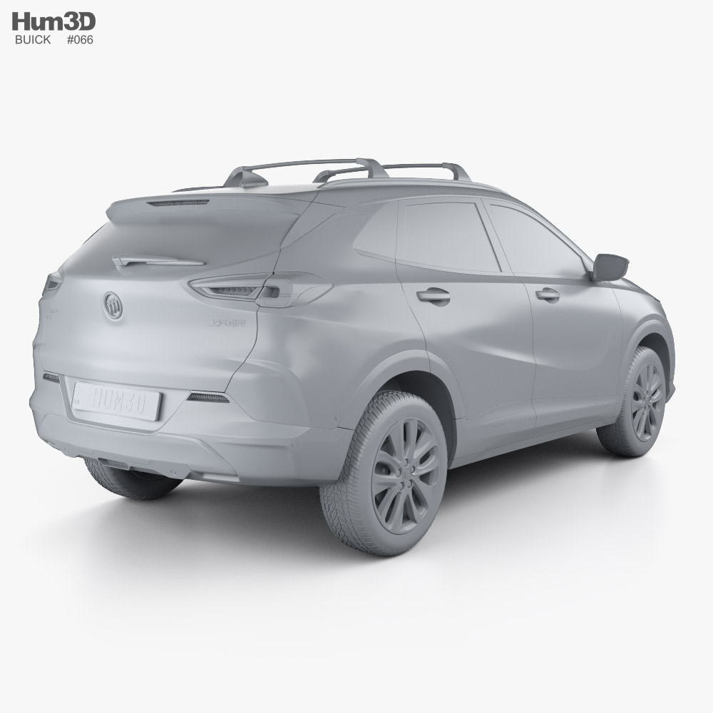 Buick Encore 2024 3D model - Download Crossover SUV on 3DModels.org