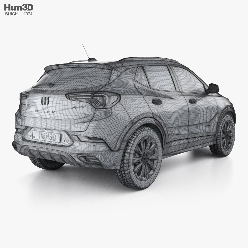 Buick Encore GX Avenir 2025 3D 모델 - 다운로드 Crossover SUV on 3DModels.org