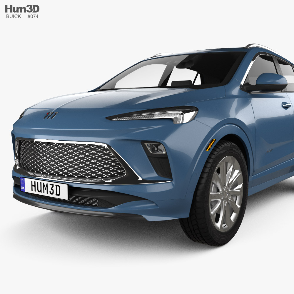 Buick Encore GX Avenir 2025 3D 모델 - 다운로드 Crossover SUV on 3DModels.org