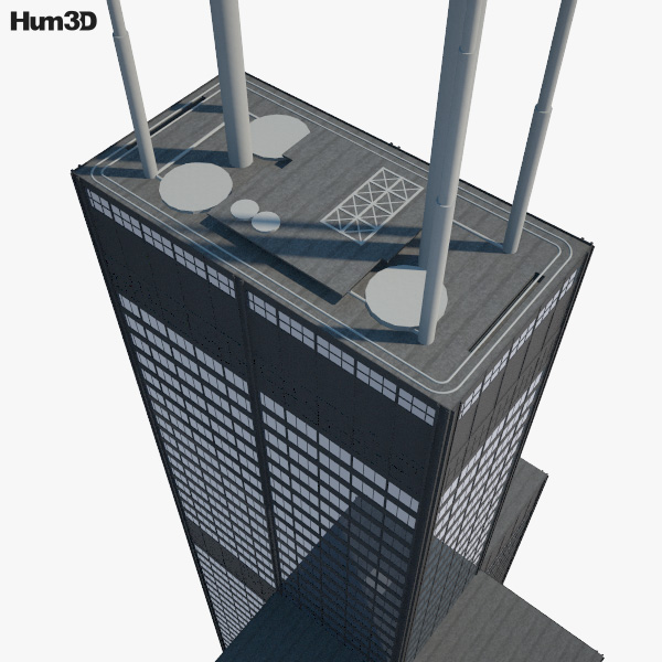 Willis Tower 3D model - Download Buildings on 3DModels.org