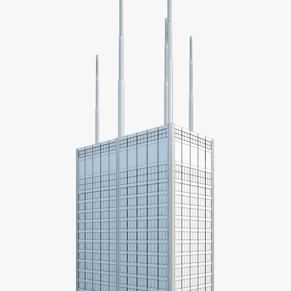Willis Tower 3D model - Download Buildings on 3DModels.org