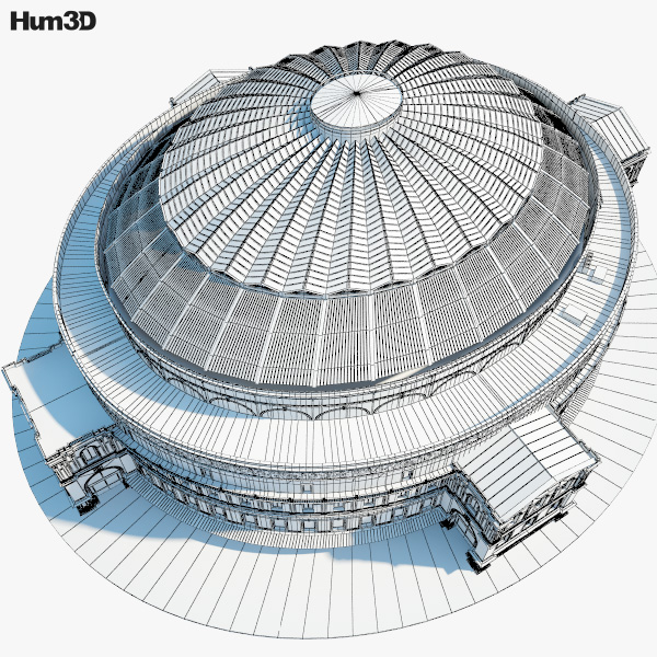 Royal Albert Hall Modelo 3D - Descargar Edificios activado 3DModels.org