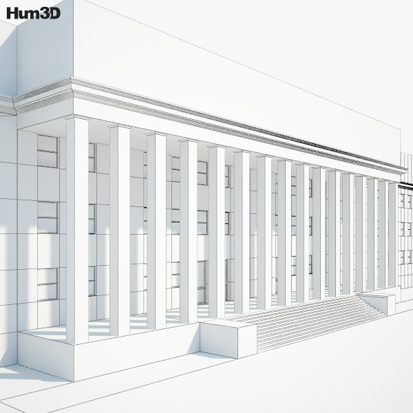 El Pentágono Modelo 3D - Descargar Edificios activado 3DModels.org