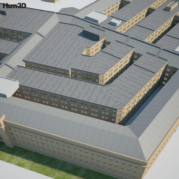 El Pentágono Modelo 3D - Descargar Edificios activado 3DModels.org