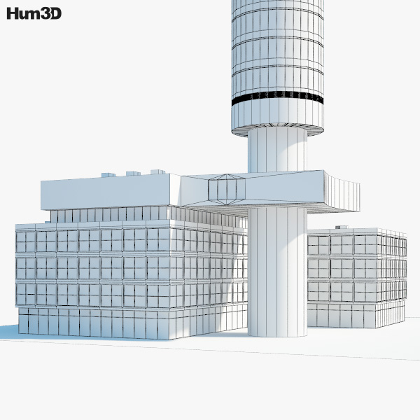BT Tower 3D model - Download Buildings on 3DModels.org