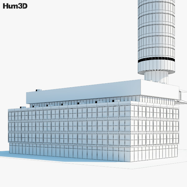 BT Tower 3D model - Download Buildings on 3DModels.org