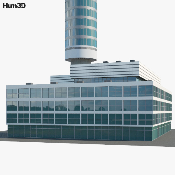 BT Tower 3D model - Download Buildings on 3DModels.org