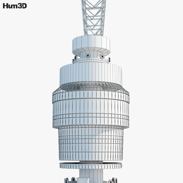 BT Tower 3D model - Download Buildings on 3DModels.org