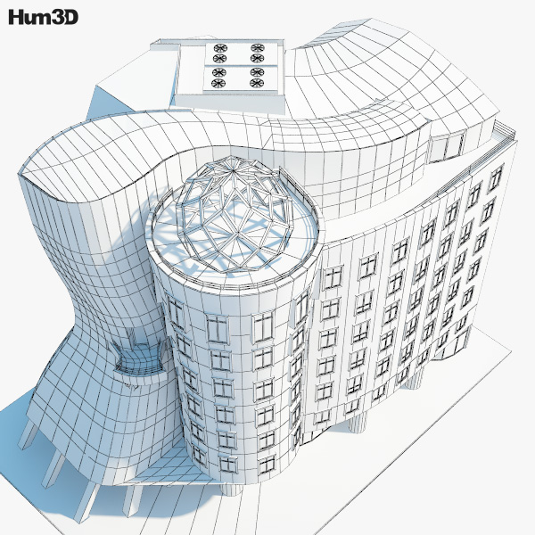 Dancing House 3D model - Download Buildings on 3DModels.org