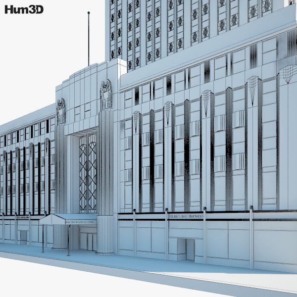 Empire State Building 3D model - Download Buildings on 3DModels.org