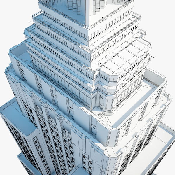 Empire State Building 3D model - Download Buildings on 3DModels.org