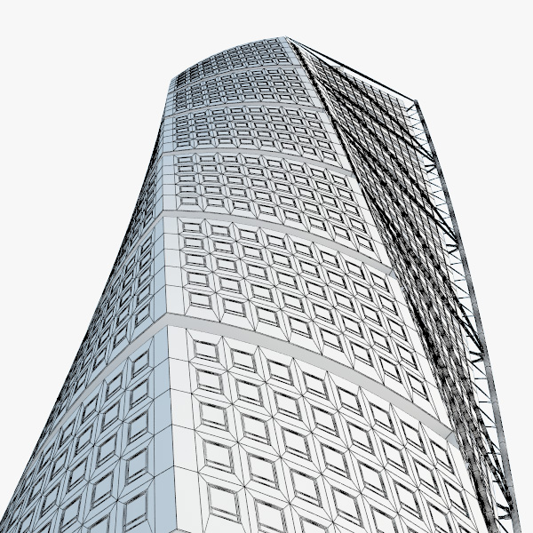 Rascacielos Turning Torso por Santiago Calatrava Modelo 3D - Descargar ...