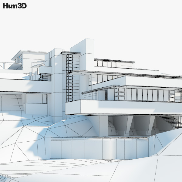 Fallingwater 3D model - Download Buildings on 3DModels.org