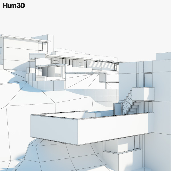 Fallingwater 3D model - Download Buildings on 3DModels.org