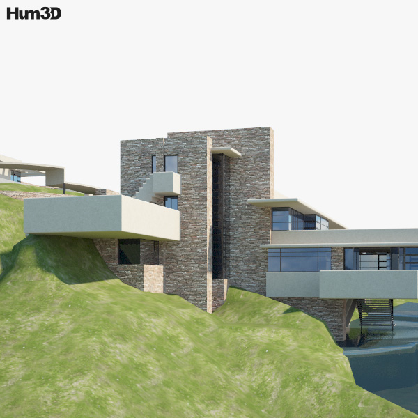 Fallingwater 3D model - Download Buildings on 3DModels.org