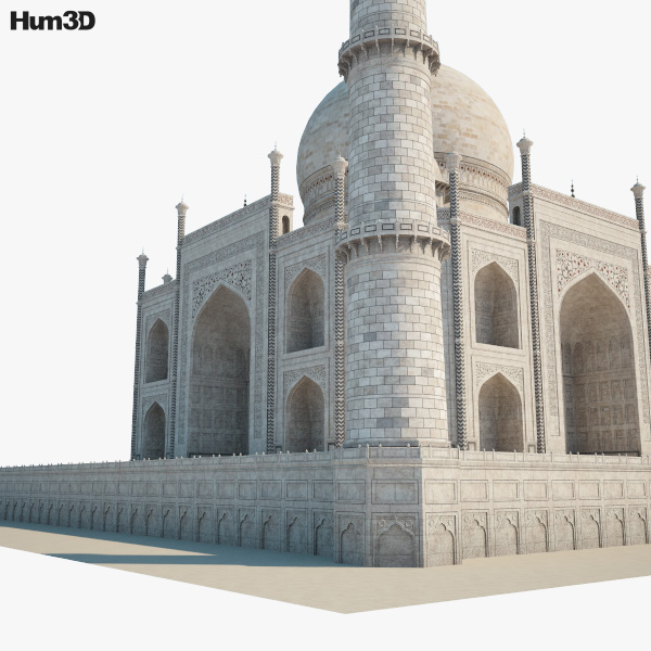 Taj Mahal 3D model - Download Buildings on 3DModels.org