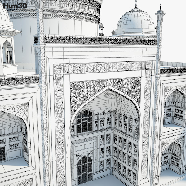 Taj Mahal Plan Sketch