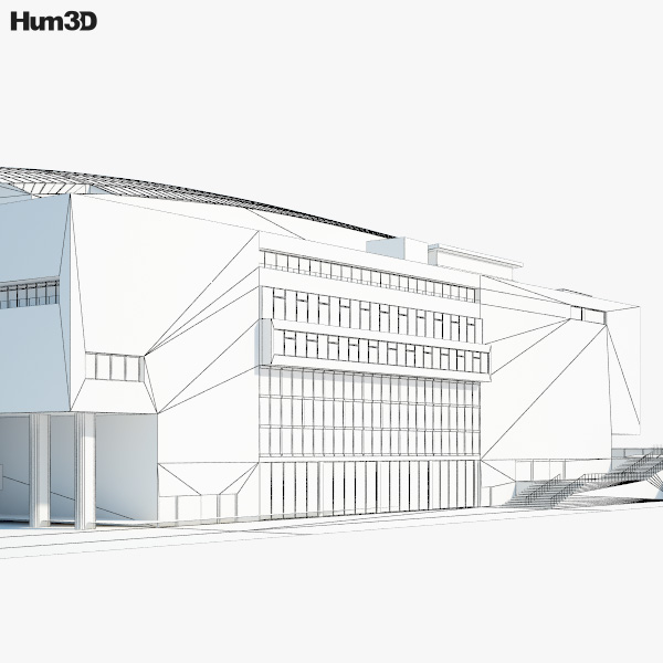 Royal Festival Hall 3D model - Download Buildings on 3DModels.org