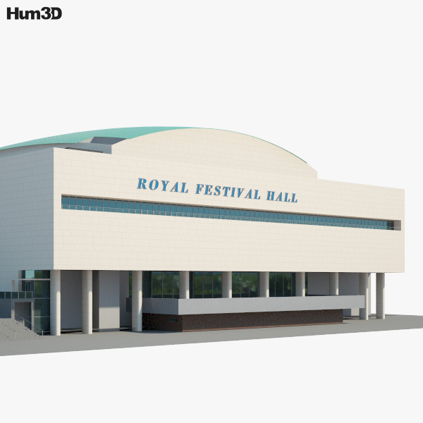 Royal Festival Hall 3D model - Download Buildings on 3DModels.org