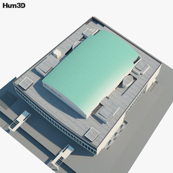 Royal Festival Hall 3D model - Download Buildings on 3DModels.org