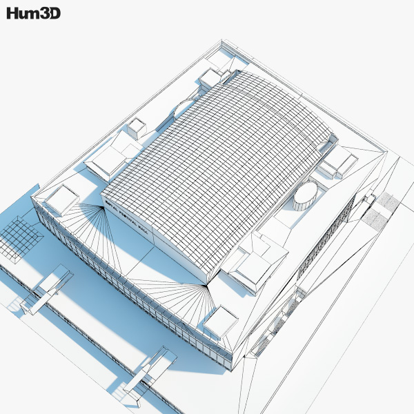 Royal Festival Hall 3D model - Download Buildings on 3DModels.org