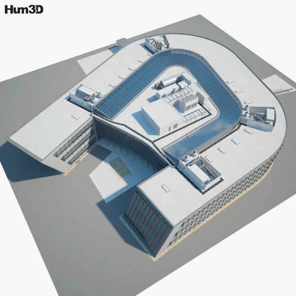 Federal Center South Building 3D model - Download Buildings on 3DModels.org