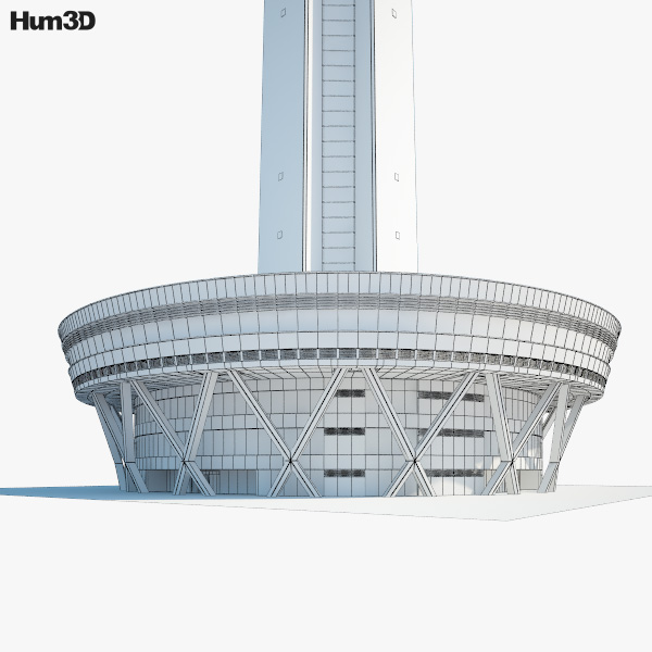 Milad Tower 3D model - Download Buildings on 3DModels.org