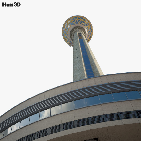 Milad Tower 3D model - Download Buildings on 3DModels.org
