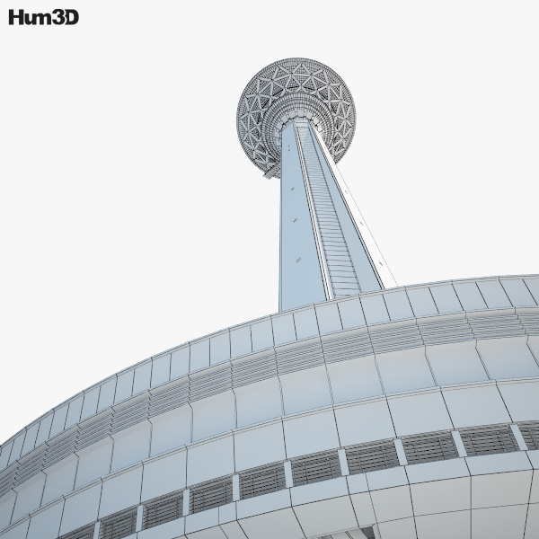 Milad Tower 3D model - Download Buildings on 3DModels.org