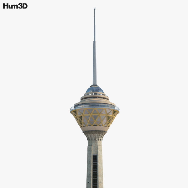 Milad Tower 3D model - Download Buildings on 3DModels.org