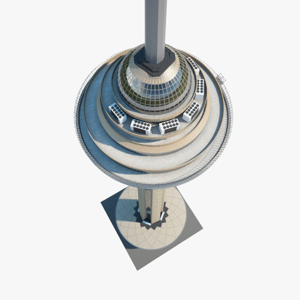 Milad Tower 3D model - Download Buildings on 3DModels.org