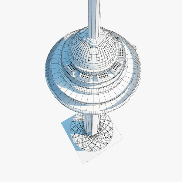 Milad Tower 3D model - Download Buildings on 3DModels.org