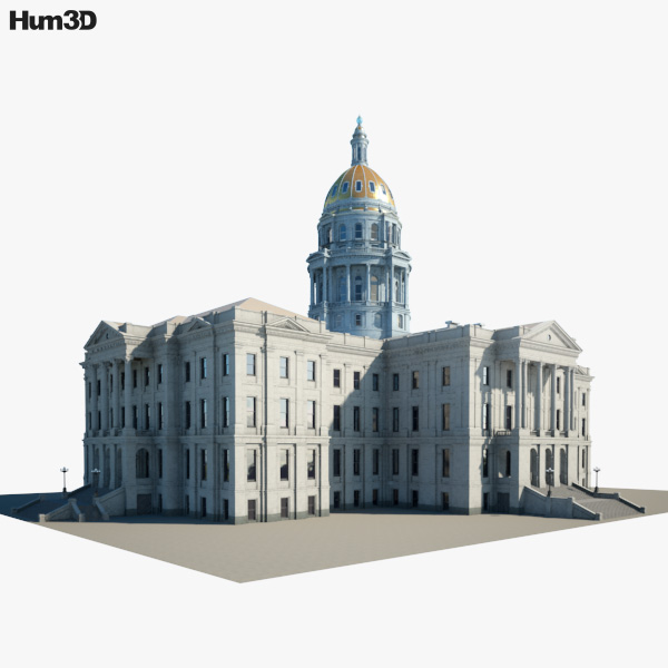 Colorado State Capitol 3D model - Download Buildings on 3DModels.org
