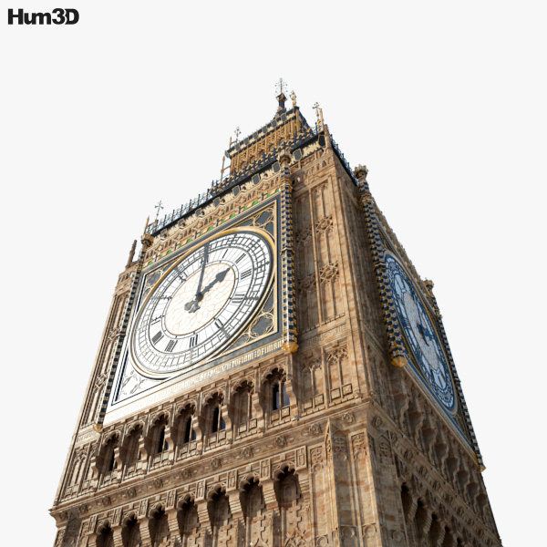Big Ben 3D model - Download Buildings on 3DModels.org