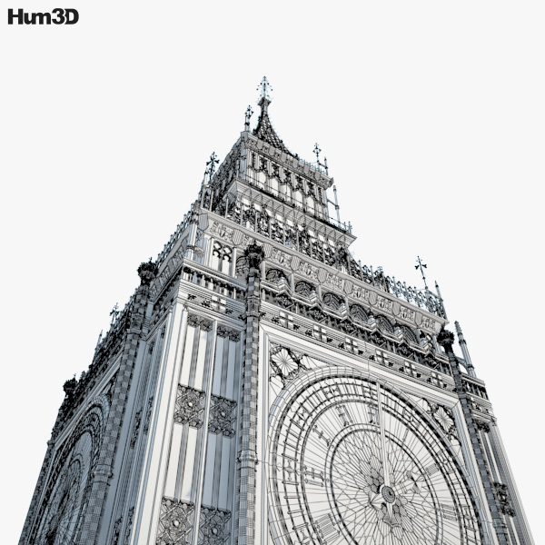 Big Ben 3D model - Download Buildings on 3DModels.org
