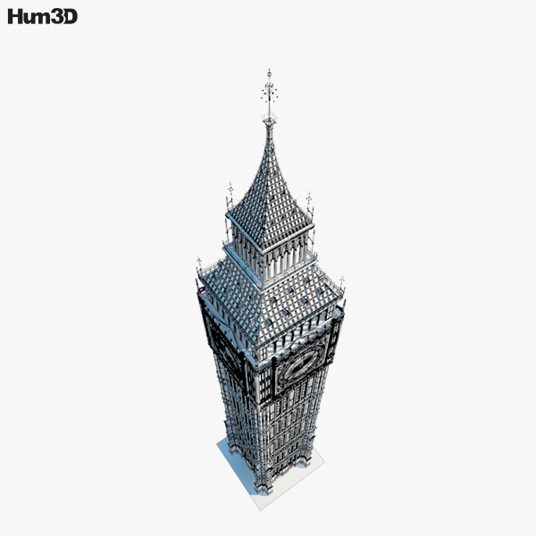 Big Ben 3D model - Download Buildings on 3DModels.org
