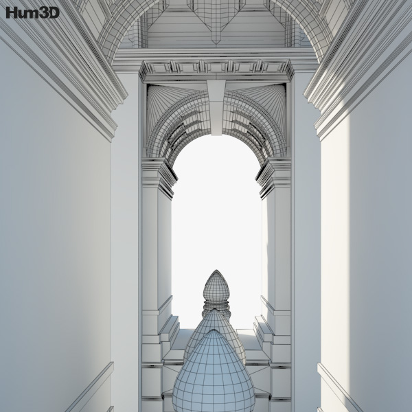 India Gate 3D model - Download Buildings on 3DModels.org