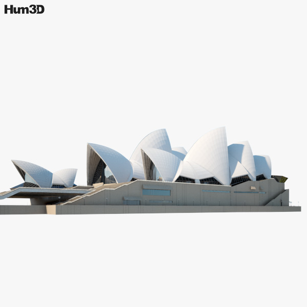 Sydney Opera House 3D model - Download Buildings on 3DModels.org