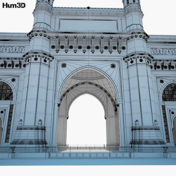 Gateway of India 3D model - Download Buildings on 3DModels.org