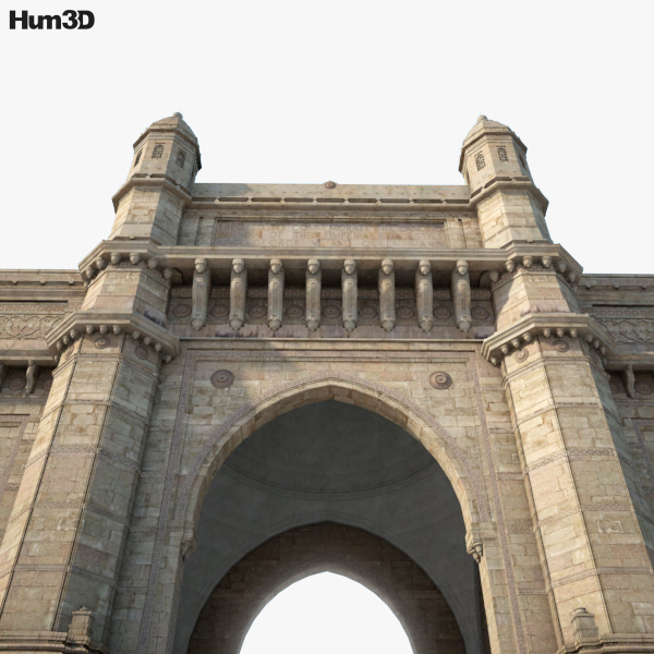 Gateway of India 3D model - Download Buildings on 3DModels.org