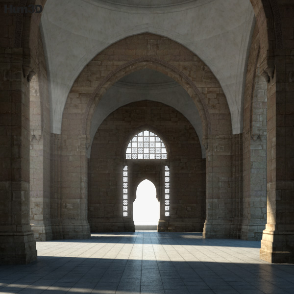 Gateway of India 3D model - Download Buildings on 3DModels.org