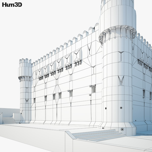 Citadel of Qaitbay 3D model - Download Buildings on 3DModels.org