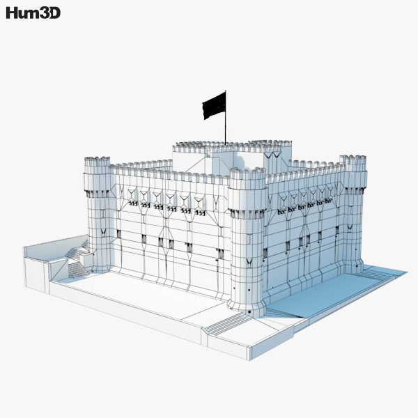 Citadel of Qaitbay 3D model - Download Buildings on 3DModels.org