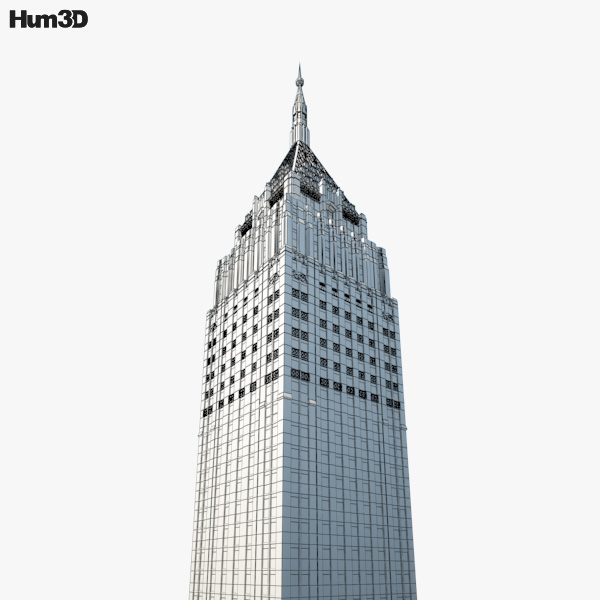 40 Wall Street Trump Building 3D model - Download Buildings on 3DModels.org