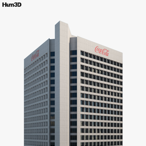 Coca Cola总部 3D模型 - 下载 建筑物 on 3DModels.org