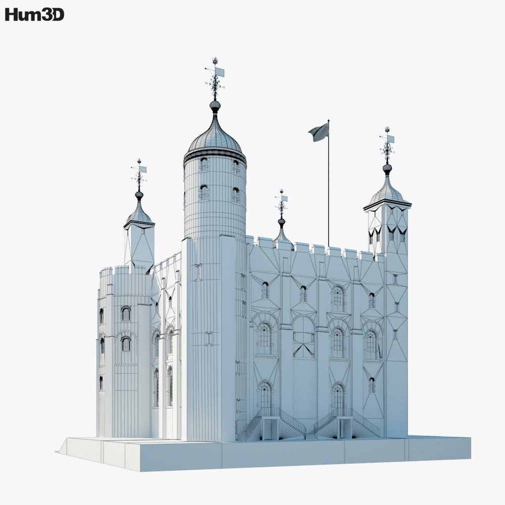 Tower of London 3D model - Download Buildings on 3DModels.org